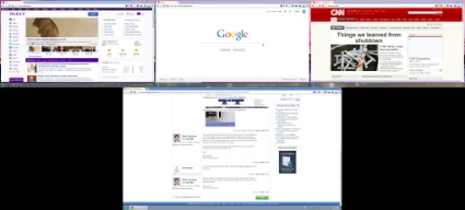 Chrome, maximized window, in split monitor. • Discussions ...