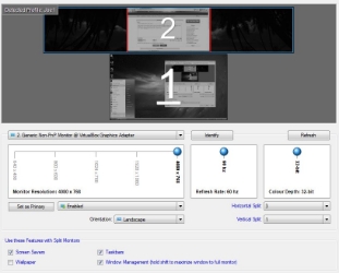 Chrome, maximized window, in split monitor. • Discussions • DisplayFusion by Binary Fortress ...